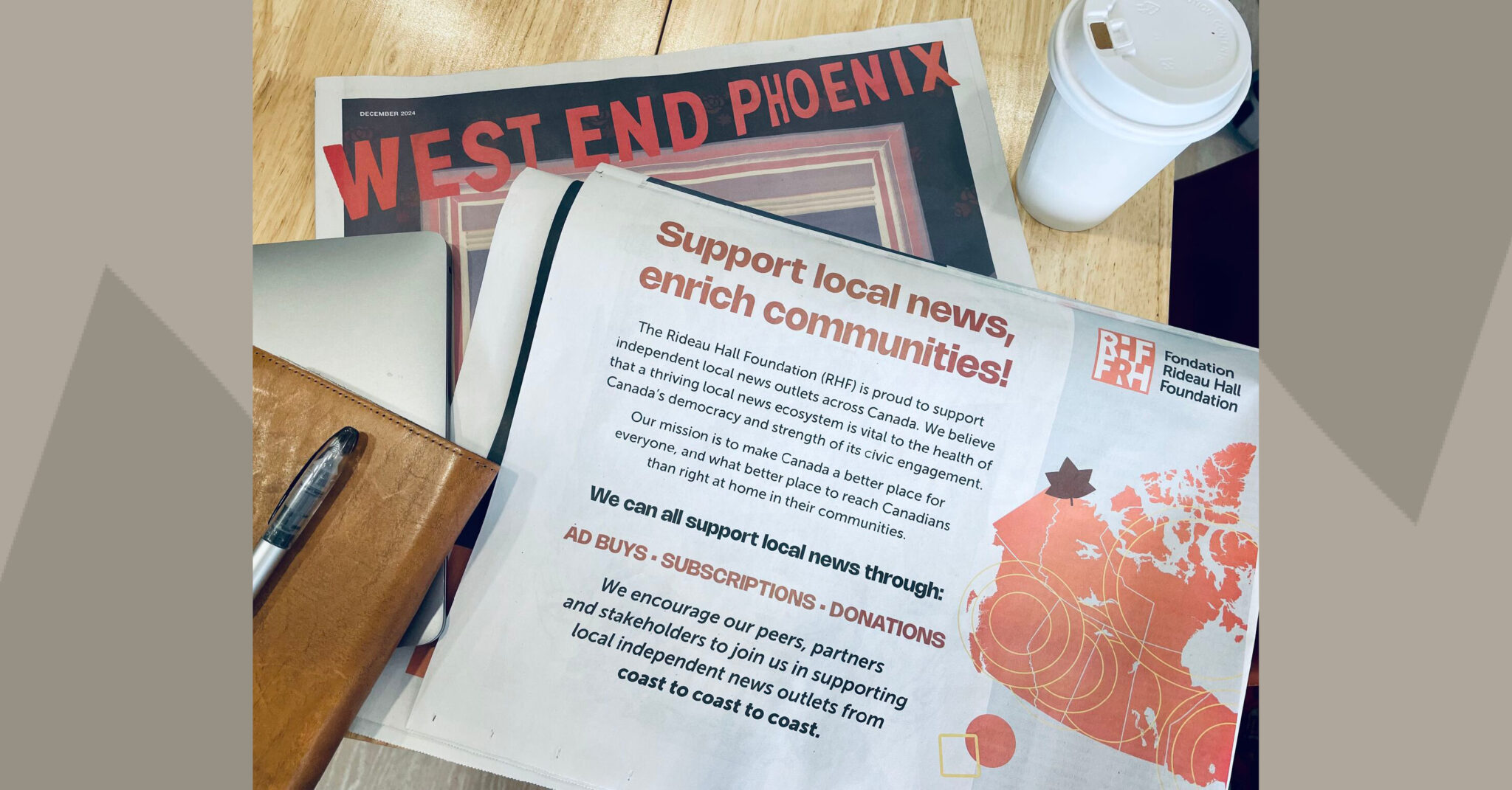 Supporting local independent news “ads” up! - Rideau Hall Foundation